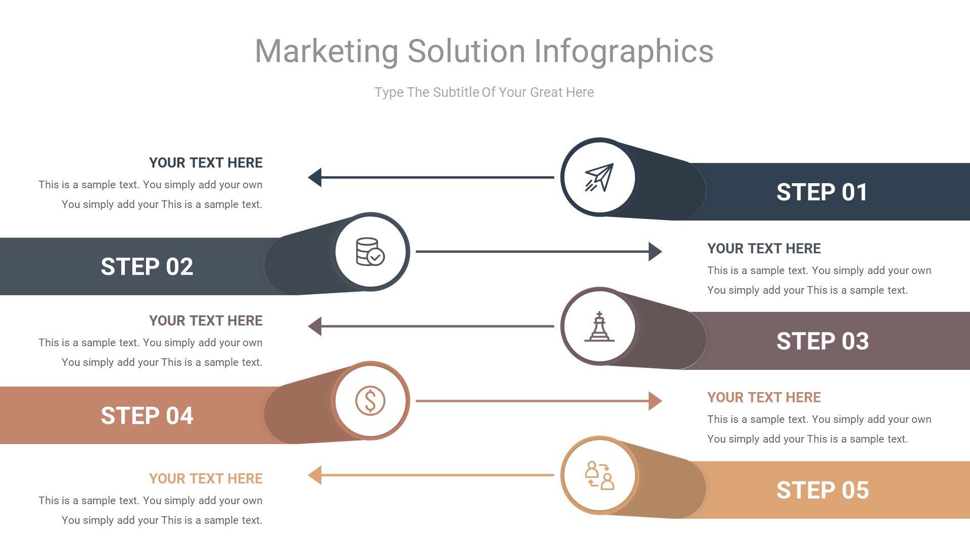 Marketing Solution Infographics Presentation Template by SOOZ_ART | GraphicRiver
